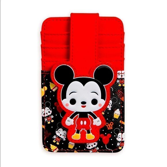 Disney | Bags | Disneyparks Mickey Mouse Food Iconscard Walletnwt ...
